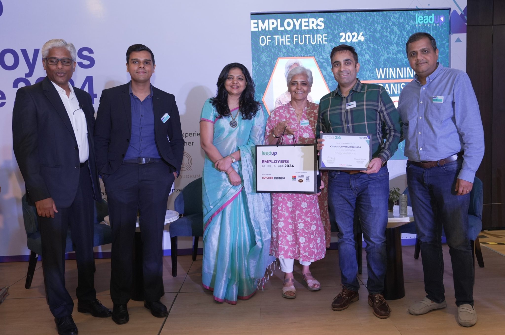 Cactus Communications recognized as 'Employers of the Future 2024' - CACTUS