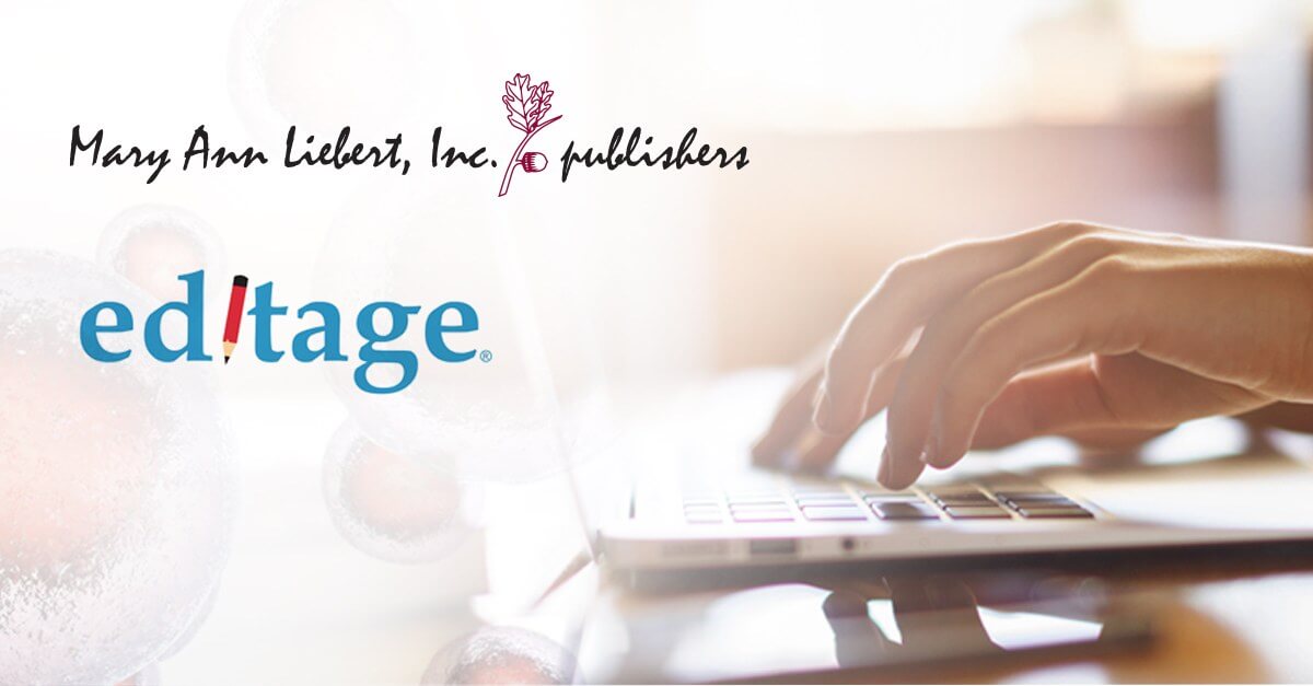 意得辑与 Mary Ann Liebert, Inc. publishers 宣布就编辑服务达成战略合作伙伴关系 | CACTUS